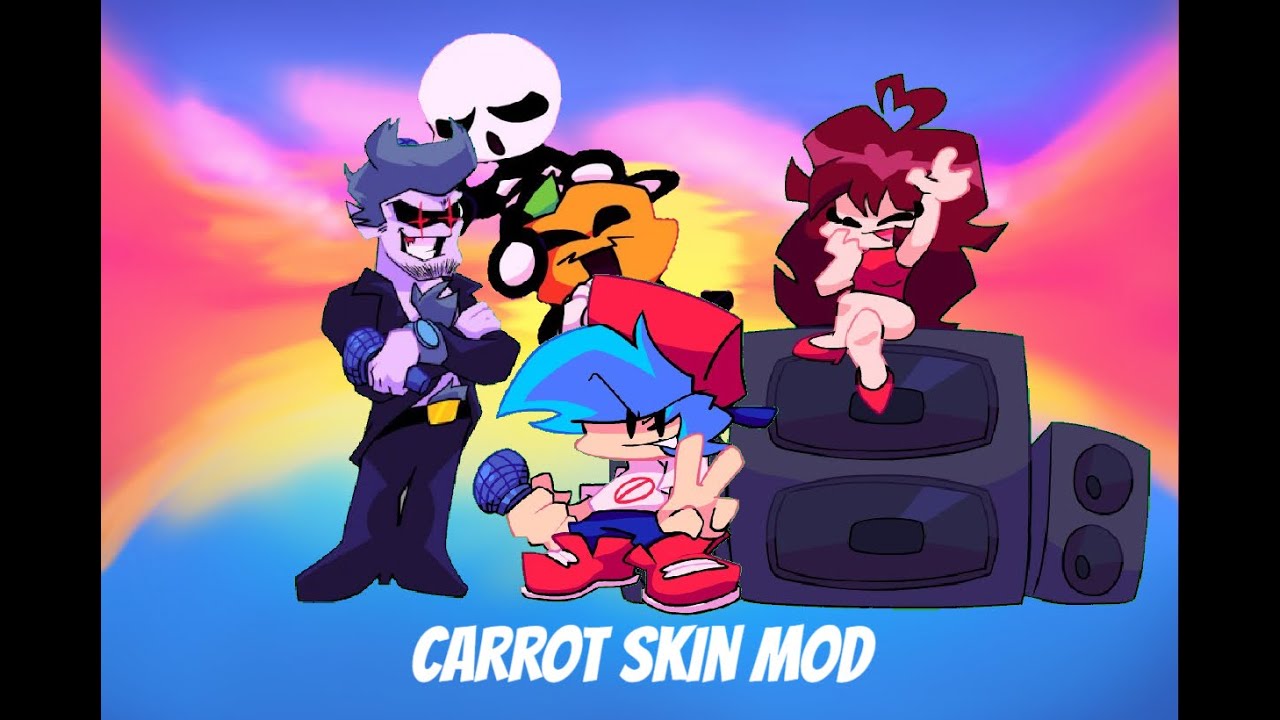 FNF Carrot Skin mod - YouTube