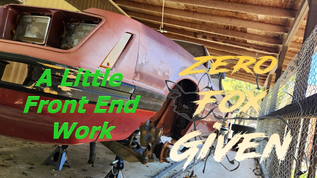 Cutting Holes for Frame Tie-in. Off-Road Fox-Body Mustang Build, Zero Fox Given part 8 - YouTube