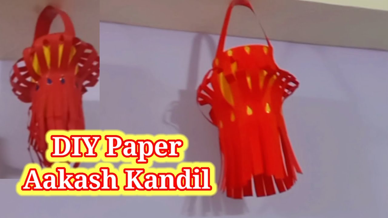 DIY Paper Aakash Kandil #pune #diwalidecoration #diy #papercraft # ...