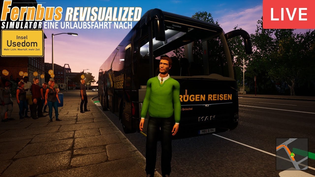 Fernbus Simulator - Eine Urlaubsreise nach Usedom - YouTube