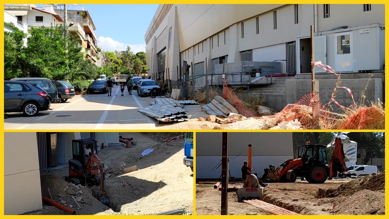 ΑΡΧΙΣΑΝ ΤΑ ΕΡΓΑ ΣΤΗΝ ΚΑΠΠΑΔΟΚΙΑΣ - ΤΟΠΟΘΕΤΗΣΗ ΣΩΛΗΝΩΝ ΕΞΩ ΑΠΟ Θ45-43 ...