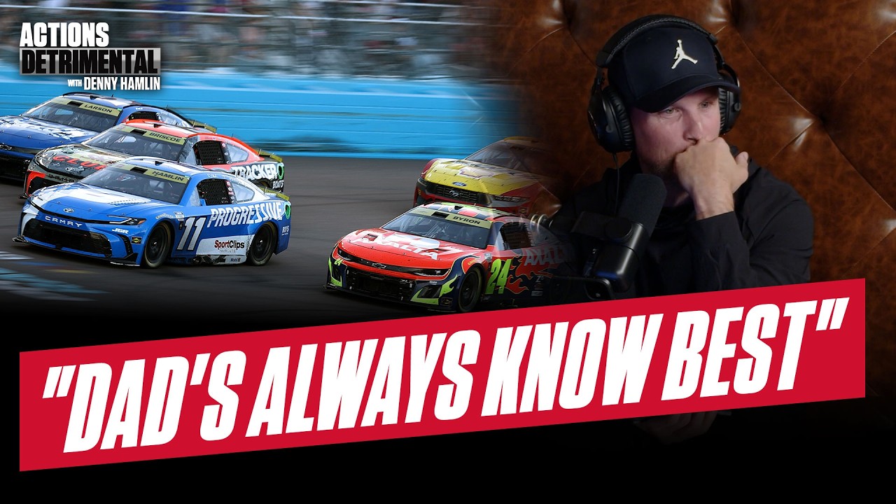 What Denny Hamlin's Dad Told Him Before The Championship Race - YouTube