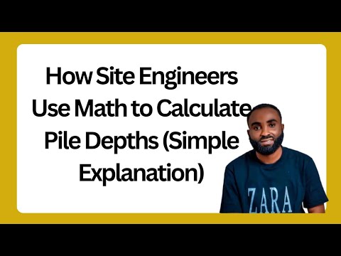 Real-Life Math: How to Calculate Pile Cut-Off Level, Toe Level ...