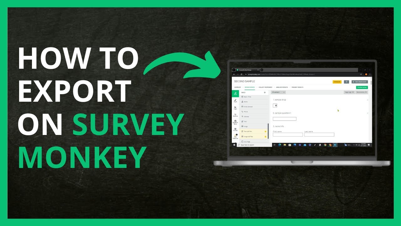 How to Export on SurveyMonkey in 2024 - YouTube