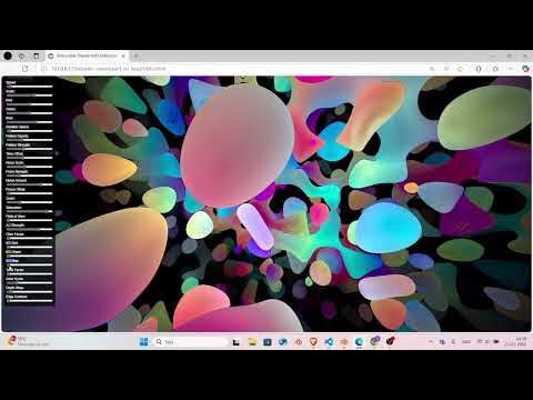 Cool WebGL shader effect that you can tweak - YouTube