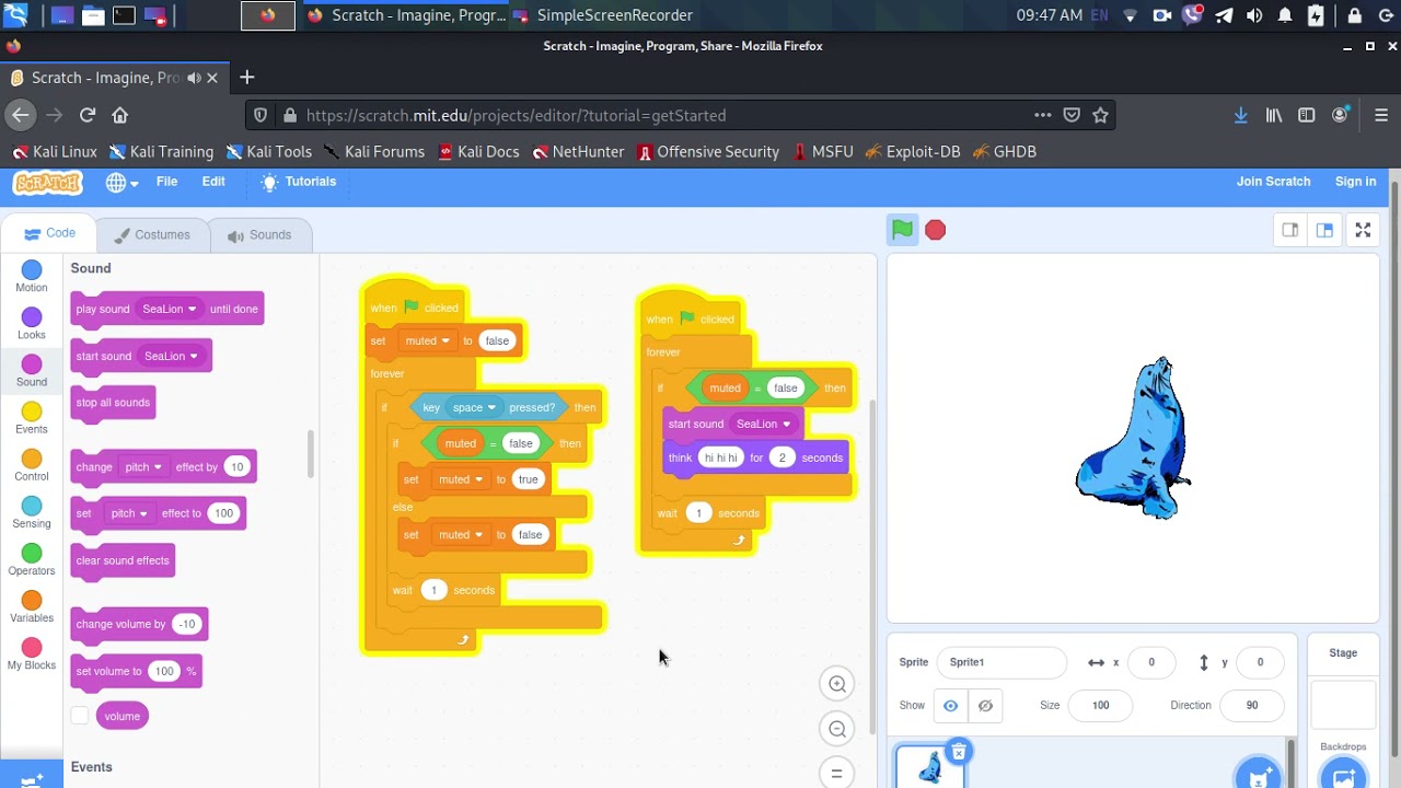 bark On Scratch - YouTube