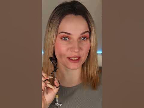 Как правильно красить и подкручивать ресницы - YouTube