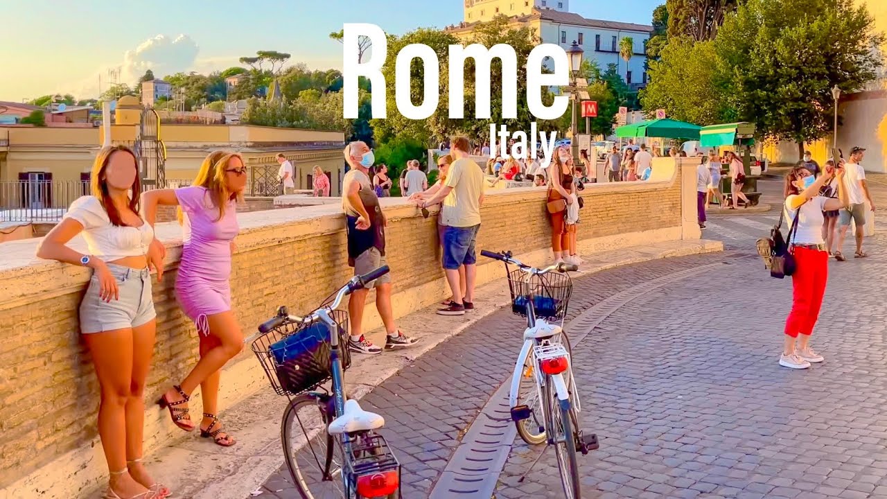 Rome, Italy 🇮🇹 - Evening Walk - September 2021 - 4K-HDR Walking Tour ...