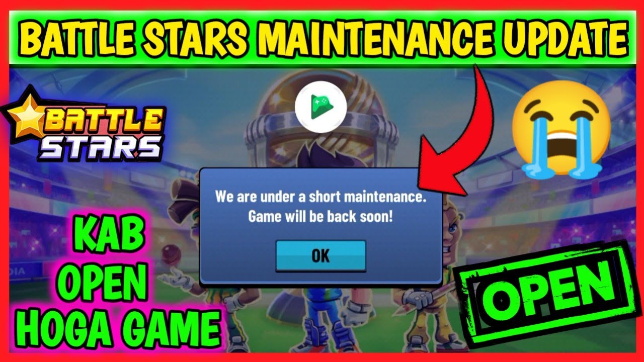 Battle Stars Game Maintenance || How to update Battle stars || Battle ...