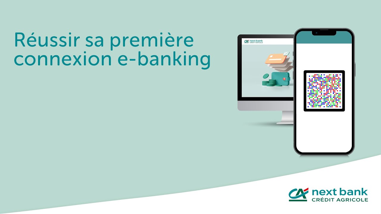 Réussir sa première connexion e-banking - YouTube