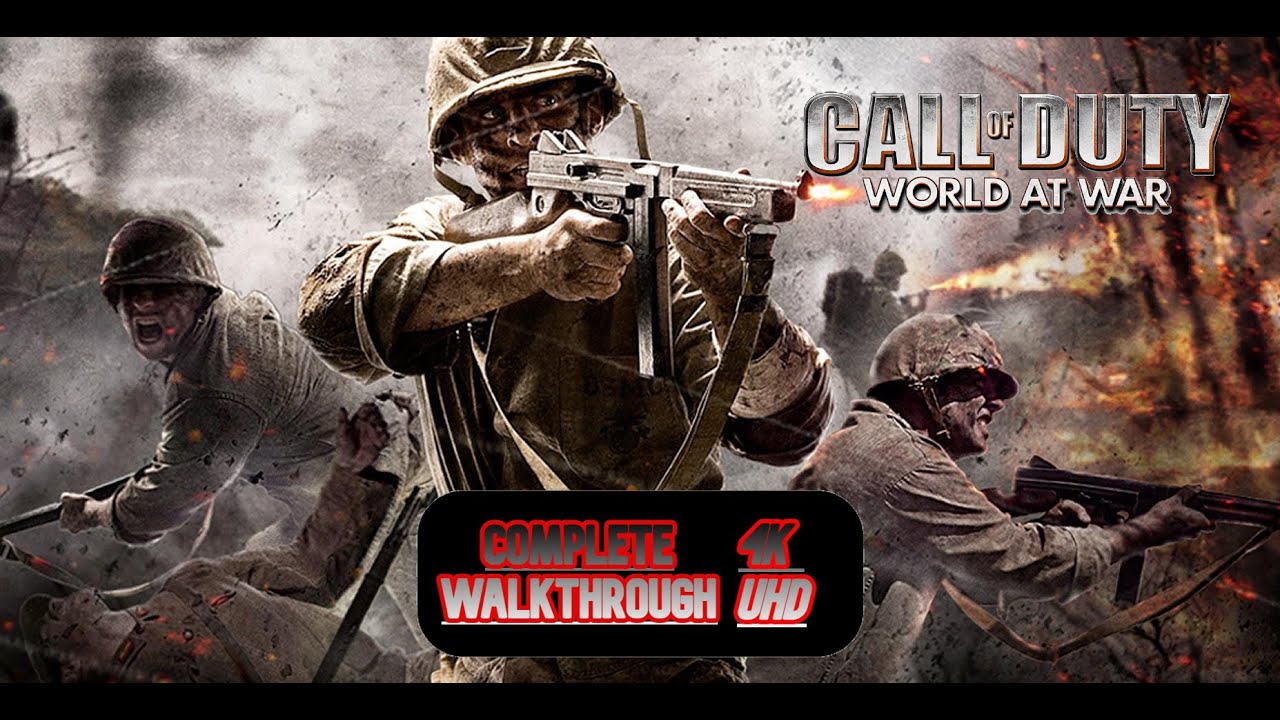 Call of Duty: World At War - Complete Gameplay Walkthrough - FULL GAME ...