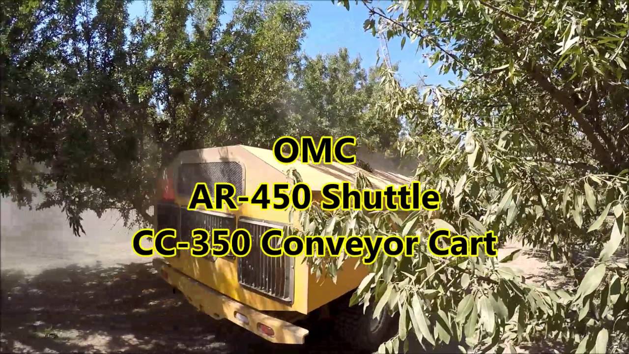OMC AR-450 Shuttle and CC-350 Conveyor Cart - YouTube