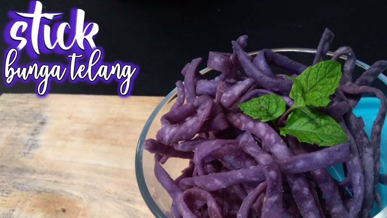 STIK BUNGA TELANG -BUTTERFLY PEA - YouTube