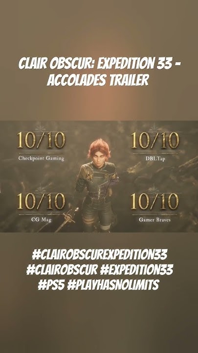 Clair Obscur: Expedition 33 - Accolades Trailer - YouTube
