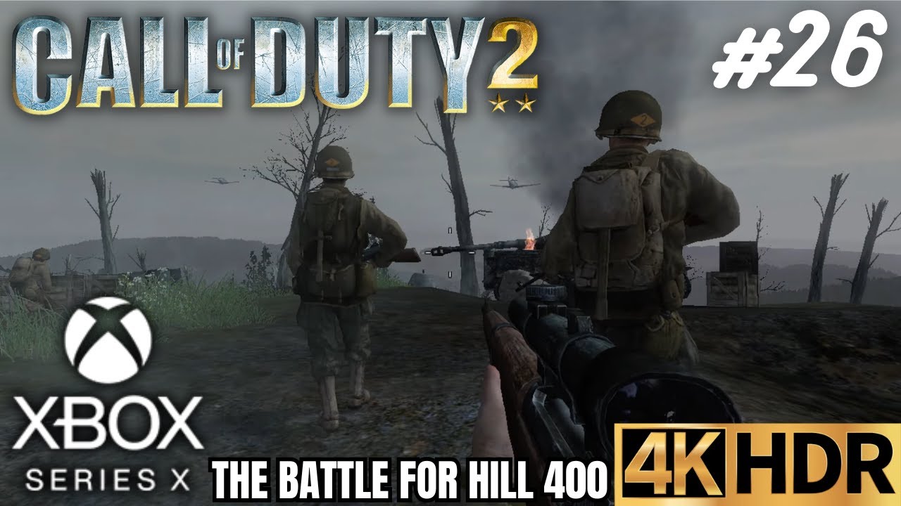 Call of Duty 2 | MISSION 26: THE BATTLE FOR HILL 400 | Xbox Series X|S ...