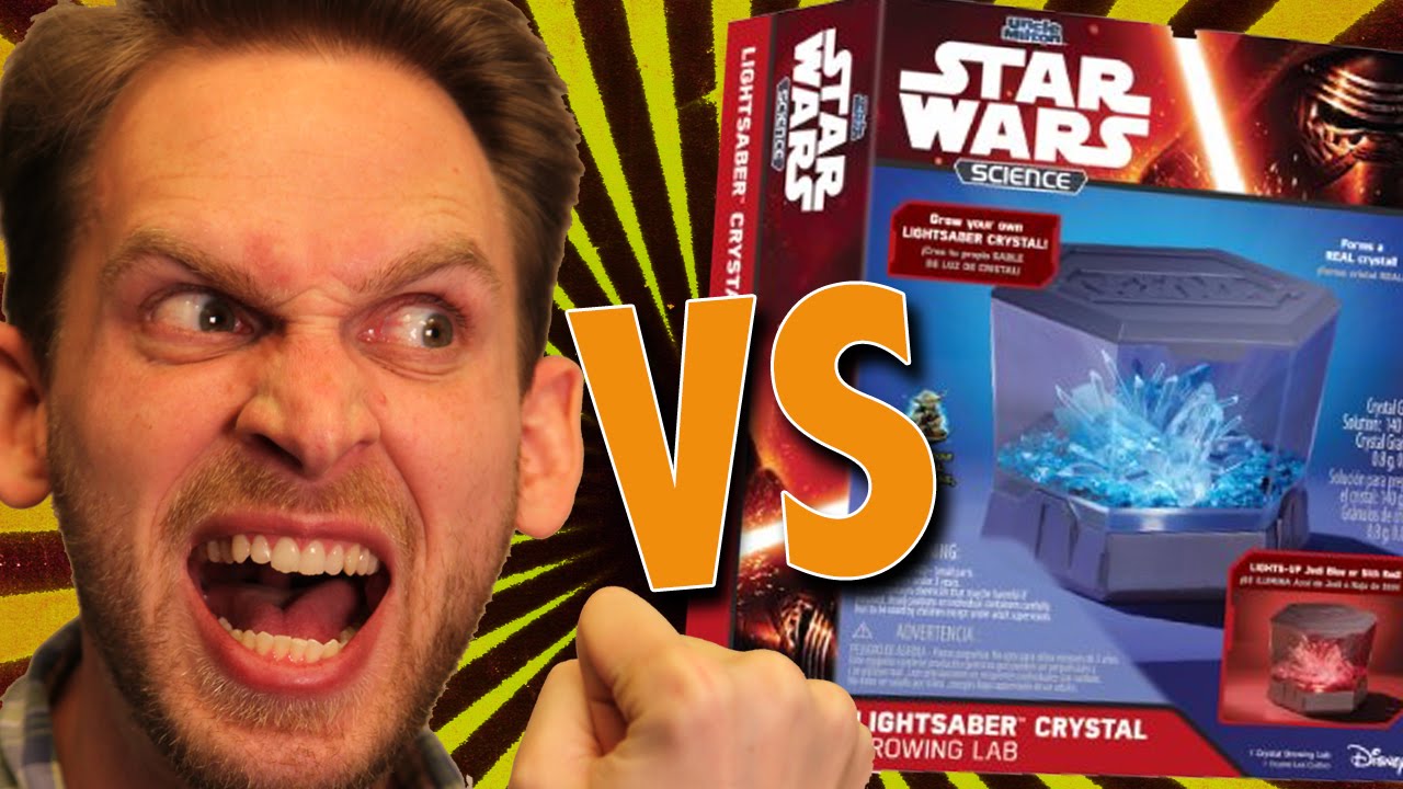 Star Wars Science Lightsaber Crystal Growing Lab Unboxing - YouTube