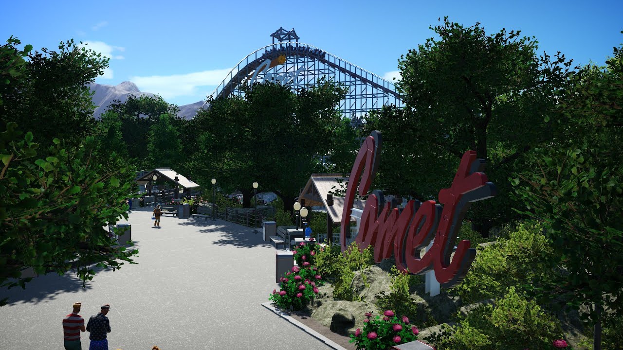 Comet I Planet Coaster I Classic Wooden Coaster - YouTube