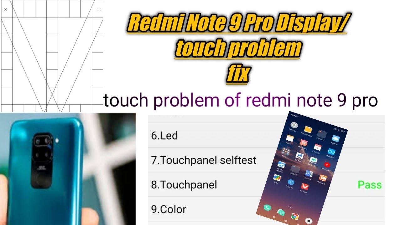 Redmi Note 9 Pro Touch Problem Solve|Fix Touch Problem Of Redmi Note 9 ...