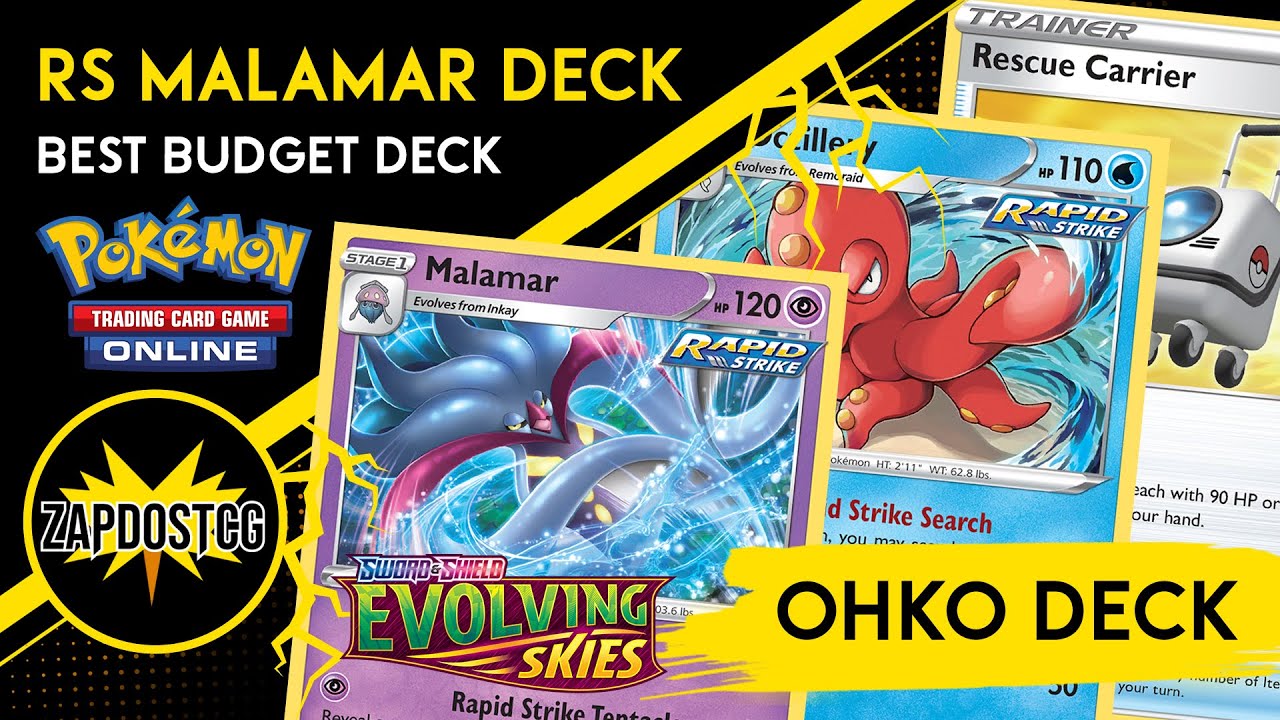 Rapid Strike Malamar Deck Is The BEST Budget Deck - OHKO VMAXs ...