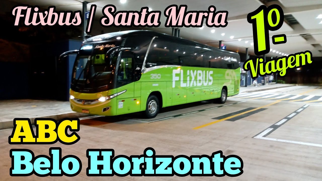 Primeira viagem da Flixbus/Santa Maria # São Bernardo do Campo x Belo ...