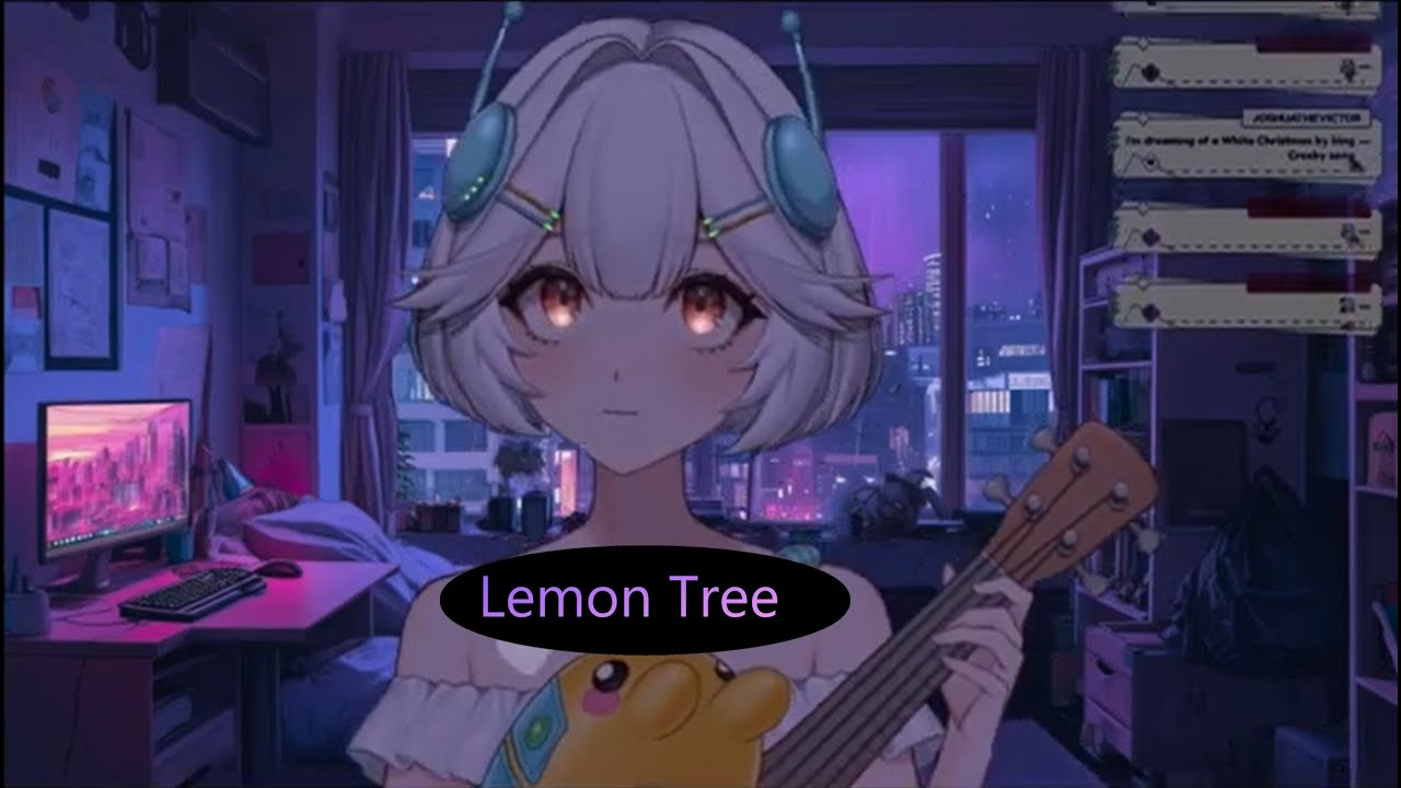 【Ellie_Minibot】"Lemon Tree" Live ASMR Cover - YouTube