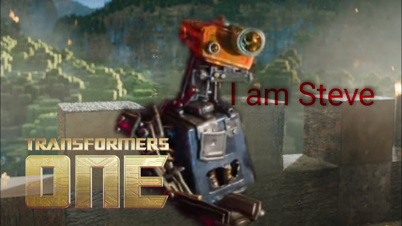 I AM STEVE #transformersone #transformers #iamsteve #steve #bumblebee # ...
