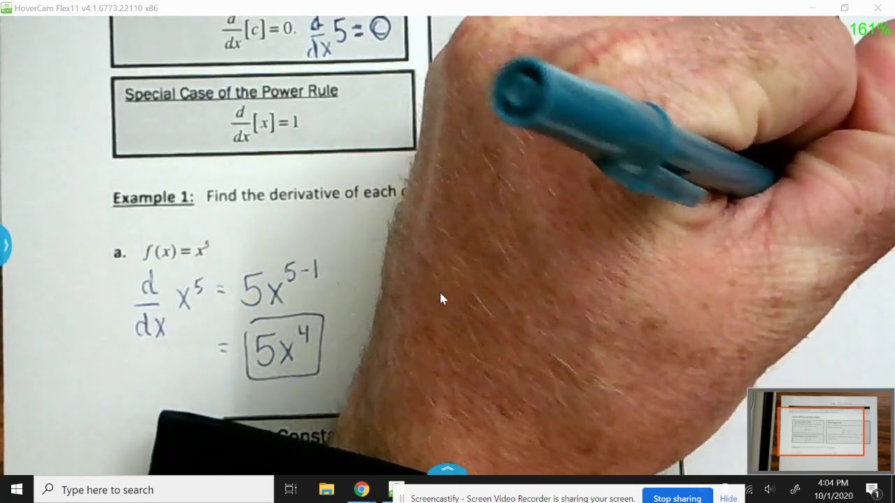 AP Calc AB Unit 2 Day 7 Notes - YouTube