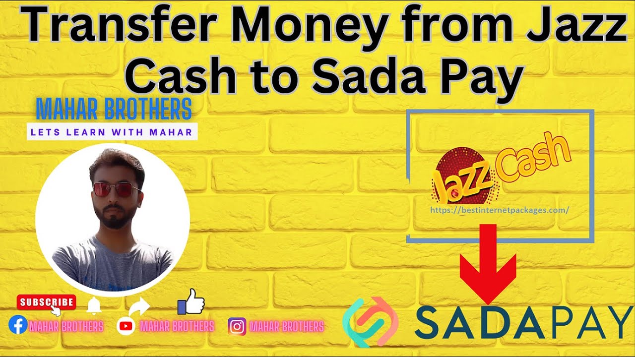 How to transfer money from Jazz cash to sadapay |Jazz cash sy sada pay ...