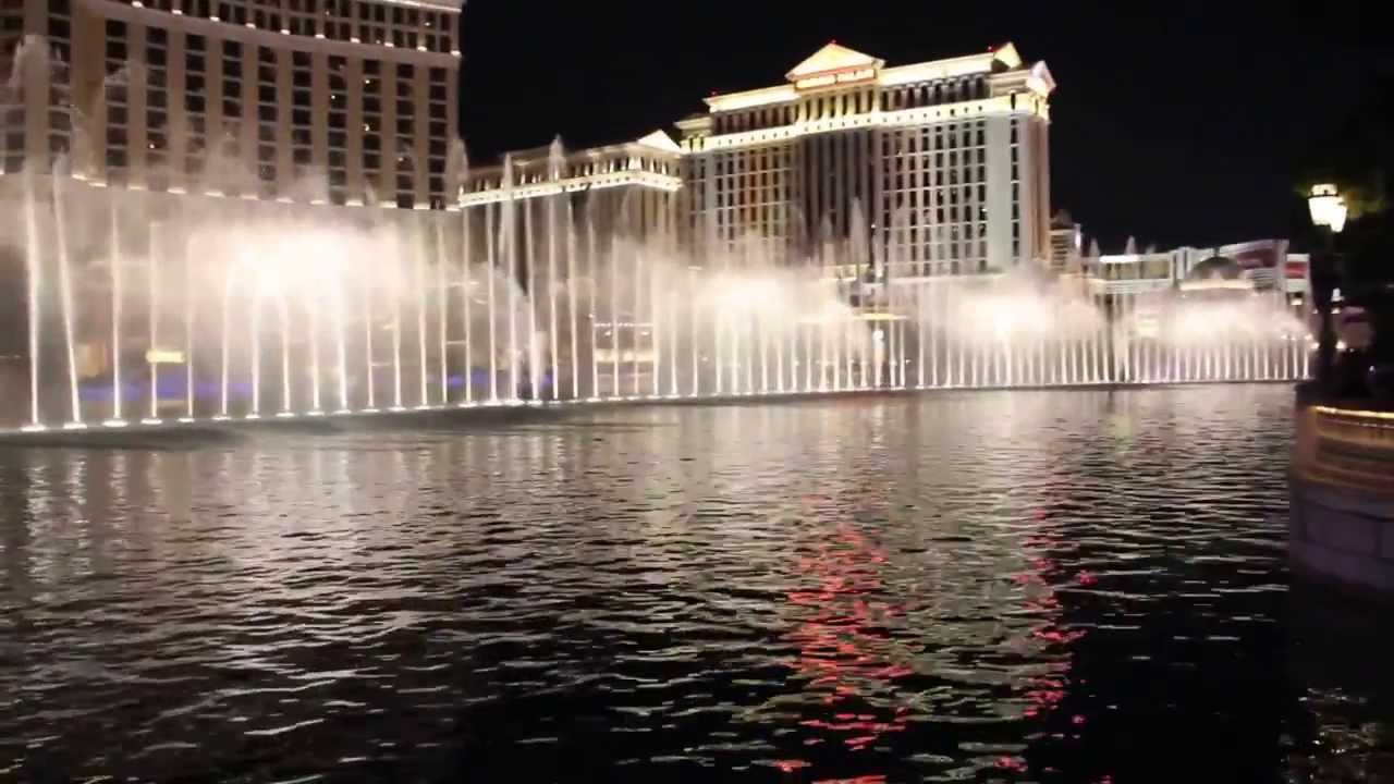 Bellagio Water Show - The Fountains of Bellagio - Las Vegas - Rhapsody ...