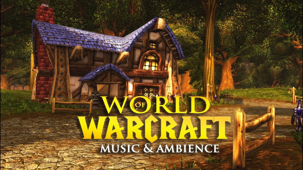 World of Warcraft Elwynn Forrest Alliance Leveling Zones 1-20 Music ...