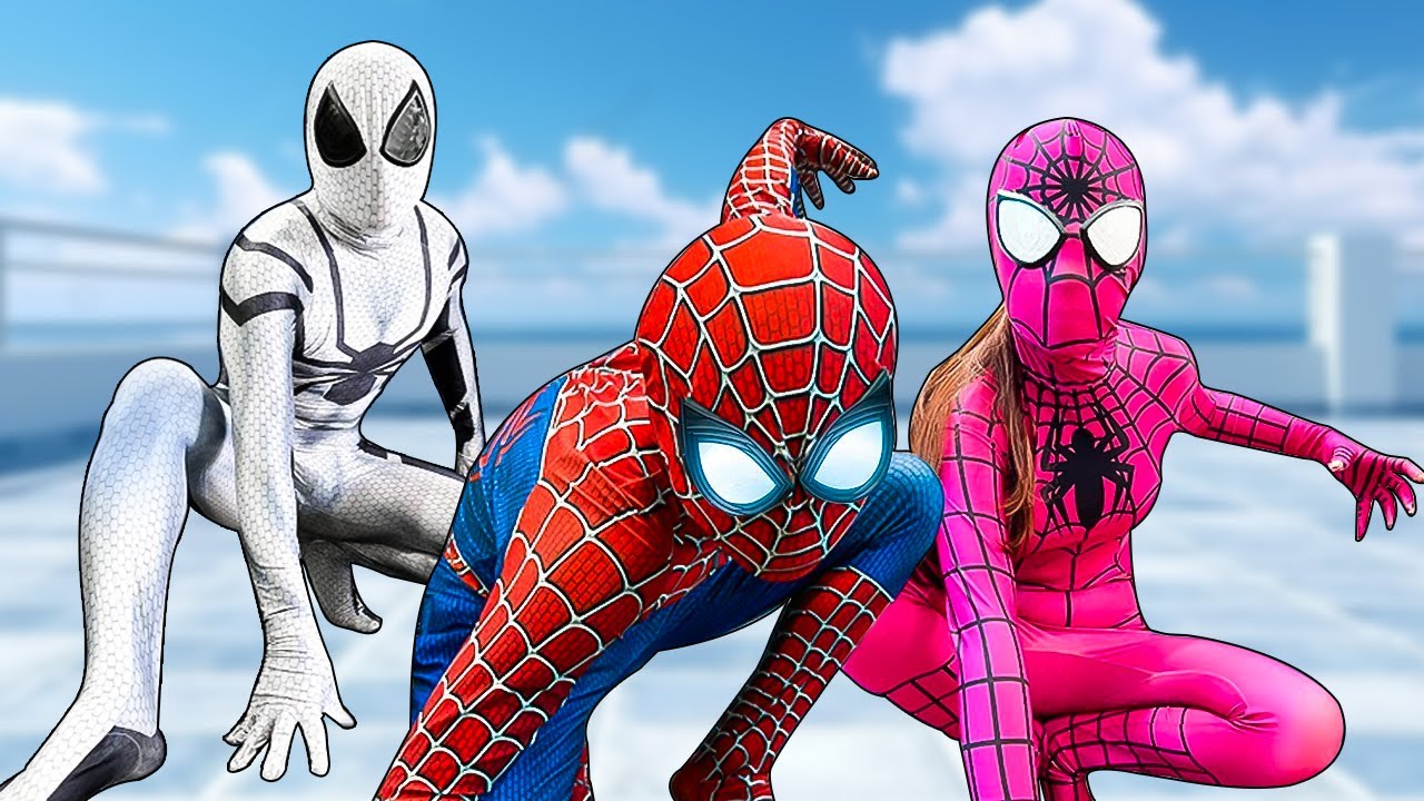 PRO 5 SPIDER-MAN Team || SPIDEY and his Amazing Friends RESCUE HOSTAGE ...