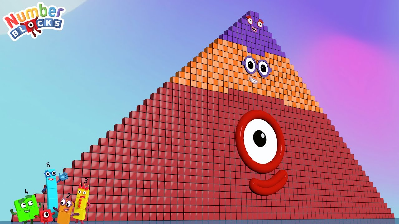 Numberblocks Pyramid Puzzle 1260 The Amazing HUGE Numberblocks Numbers ...