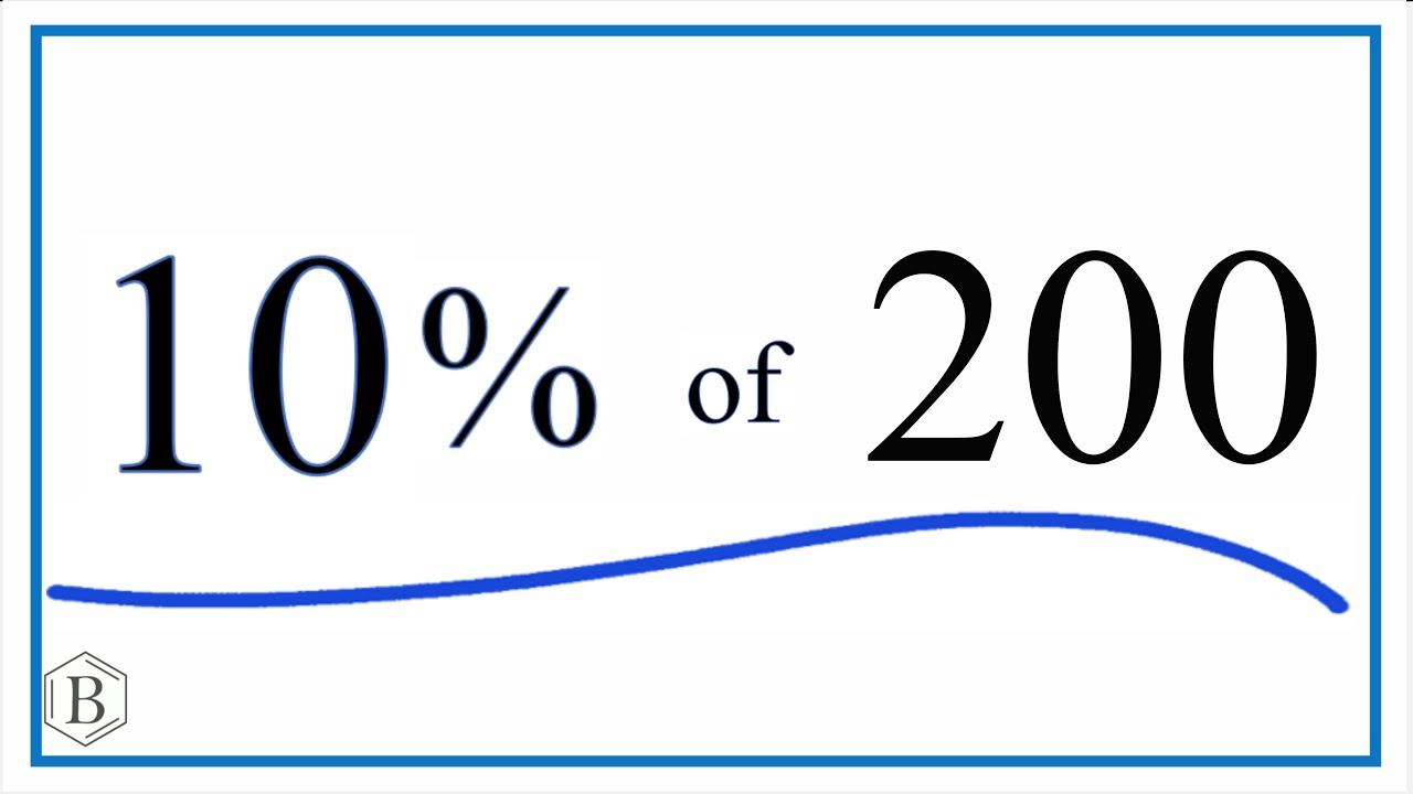 How To Find 10 Of 200 Ten Percent Of Two Hundred YouTube how-to-find-10-of-200-ten-percent-of-two-hundred-youtube