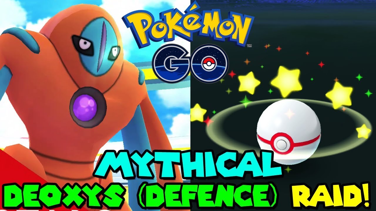 DEOXYS DEFENCE FORM EX RAID IN POKEMON GO - YouTube
