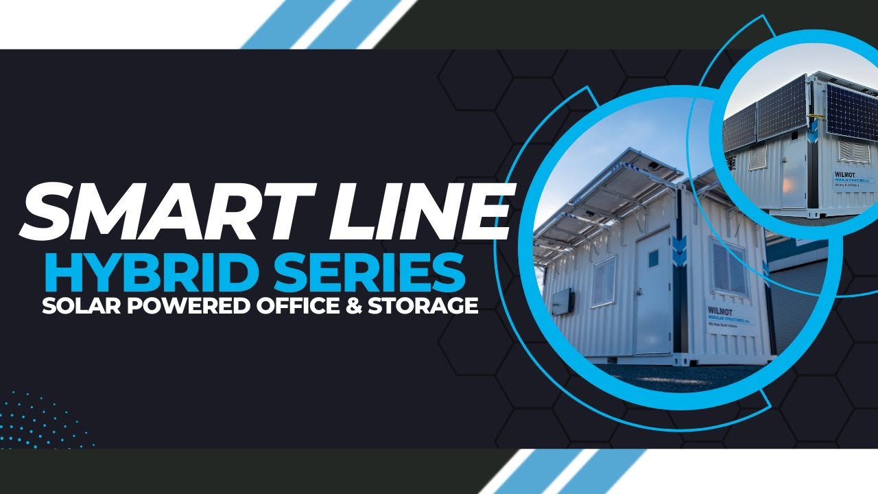 Smart Line - Hybrid Series (Solar Powered Workspace & Storage) - YouTube
