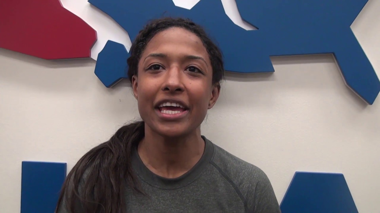 Victoria Anthony visits OTC to prep for the Yarygin - YouTube