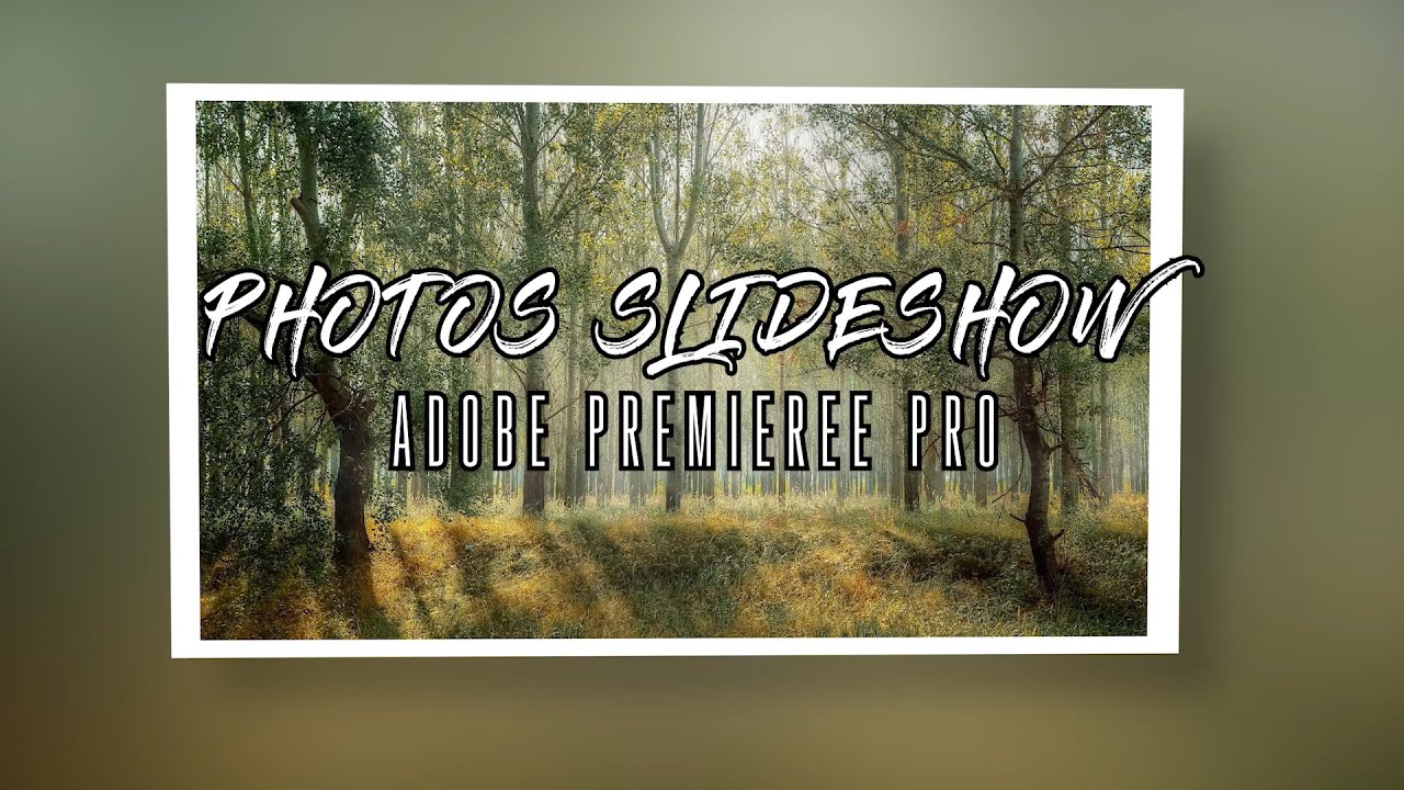 Amazing Photo Slideshow template for premiere pro for freeeee !! - YouTube