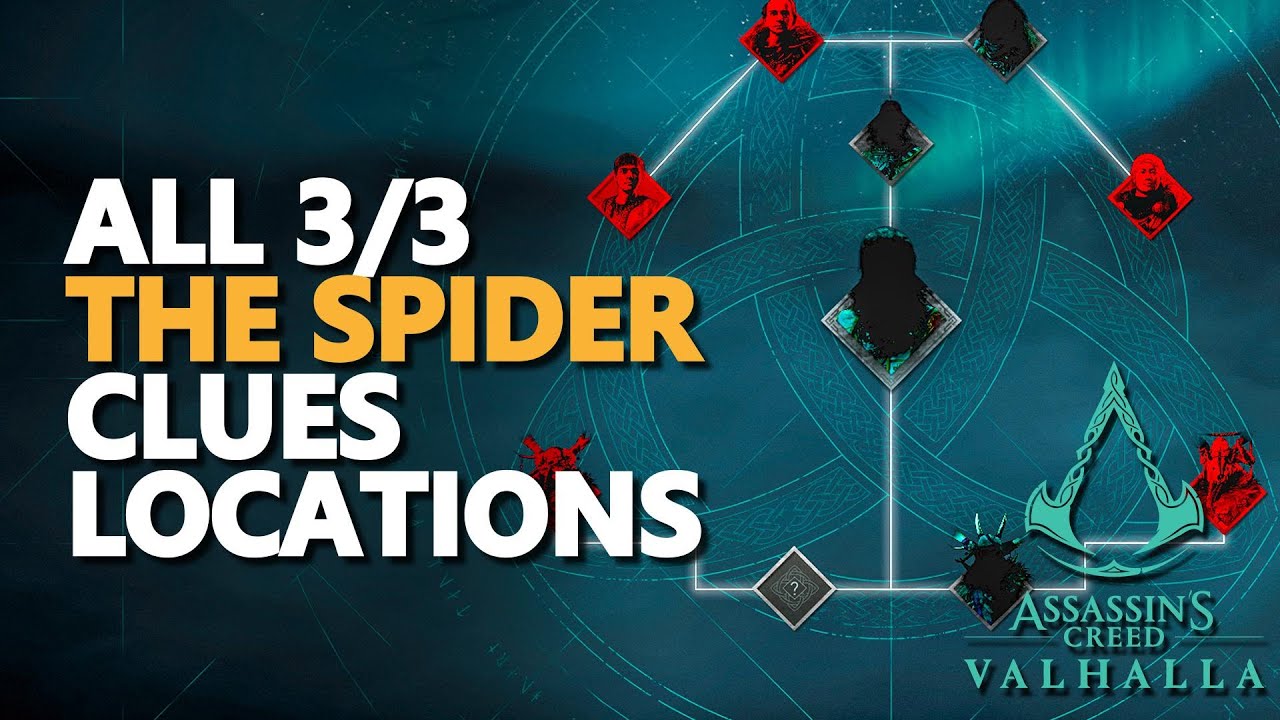 The Spider Clues Assassin's Creed Valhalla Location - YouTube