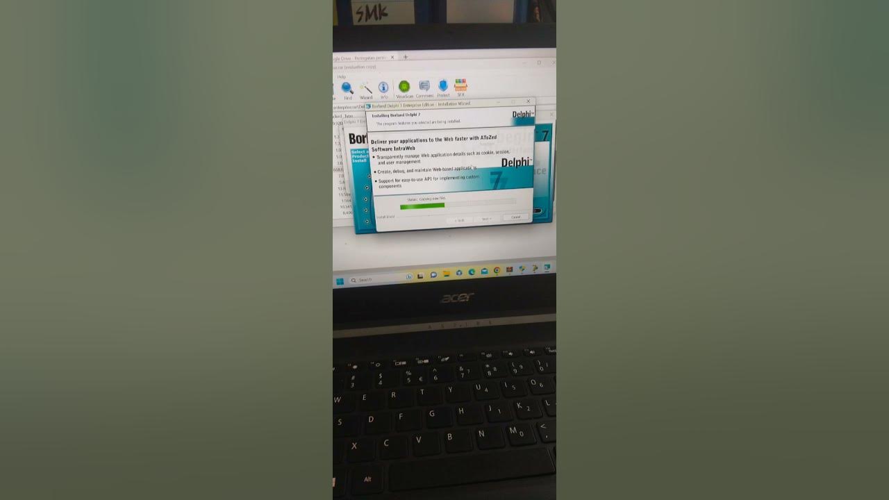 tutorial instal Boarland Delphi 7 - YouTube