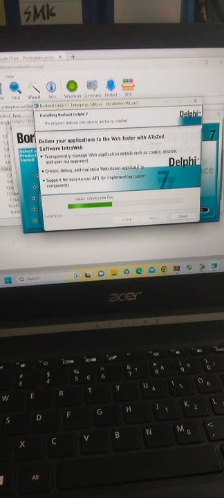 tutorial instal Boarland Delphi 7 - YouTube