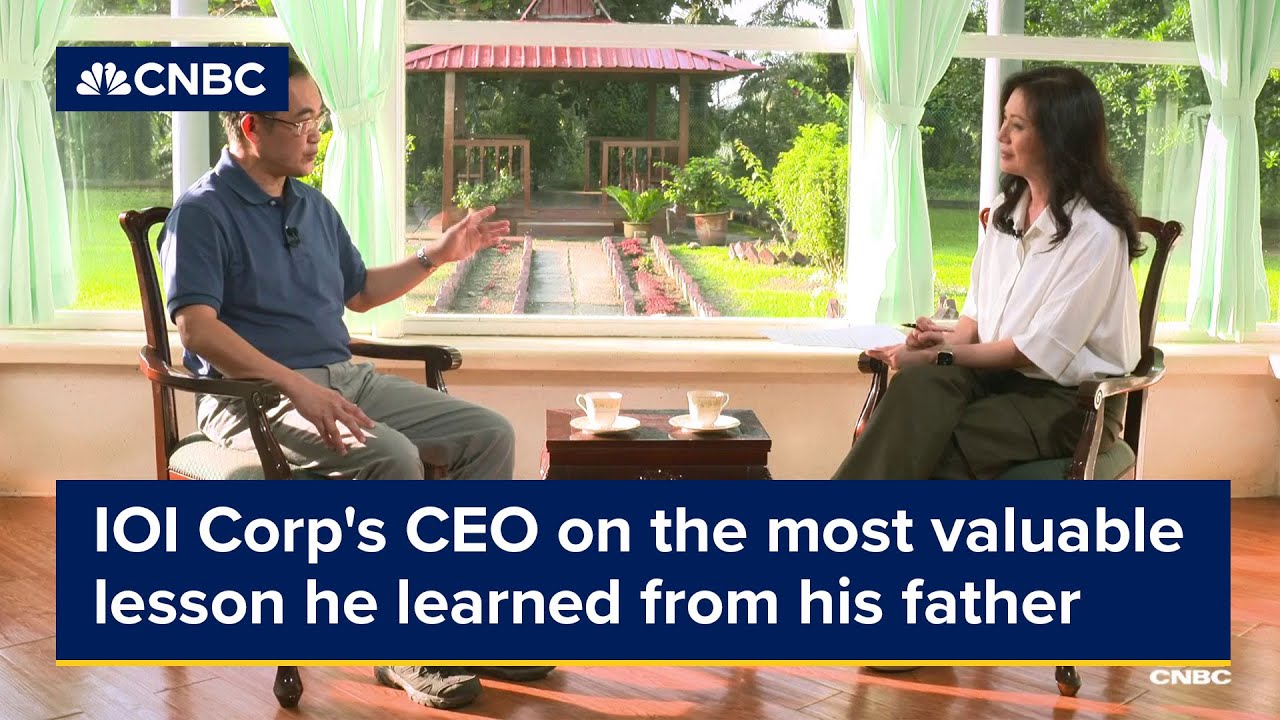 IOI Corp's CEO discusses the most valuable lesson he learned from his ...
