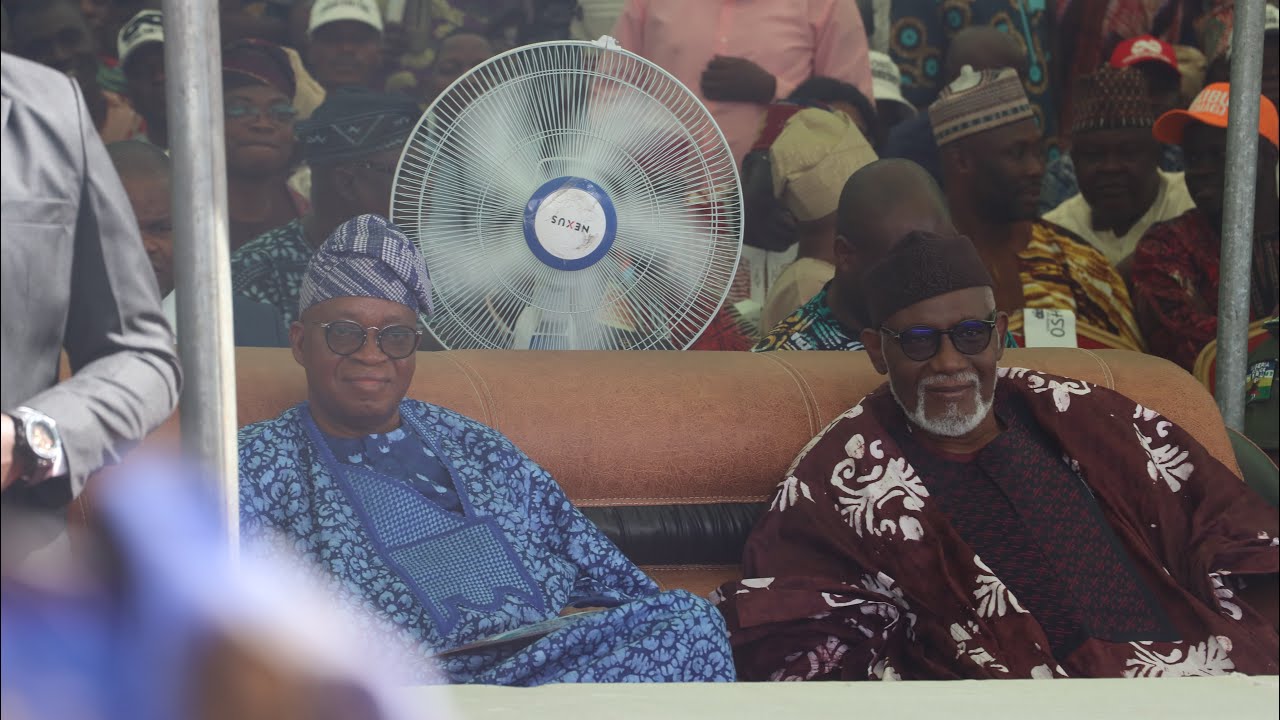 Commissioning of the Iconic Olaiya Flyover in Osogbo, Osun State - YouTube