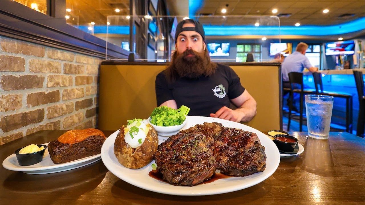 THE BEST STEAK CHALLENGE I'VE EVER ATTEMPTED! | BeardMeatsFood - YouTube