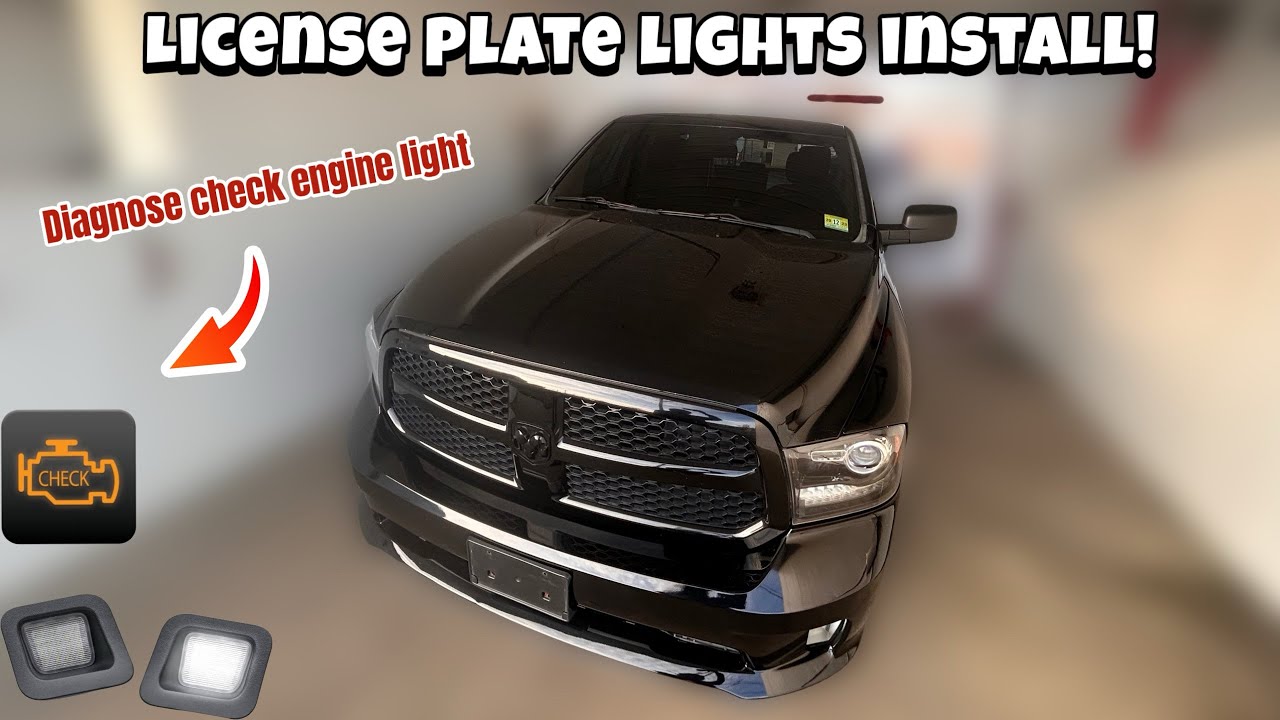 Installing New Upgraded LED License Plate Lights - YouTube