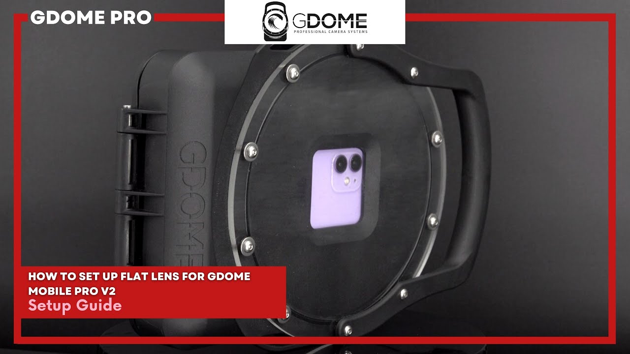 How to install the flat lens element on the GDome Mobile 3 or 2 ...