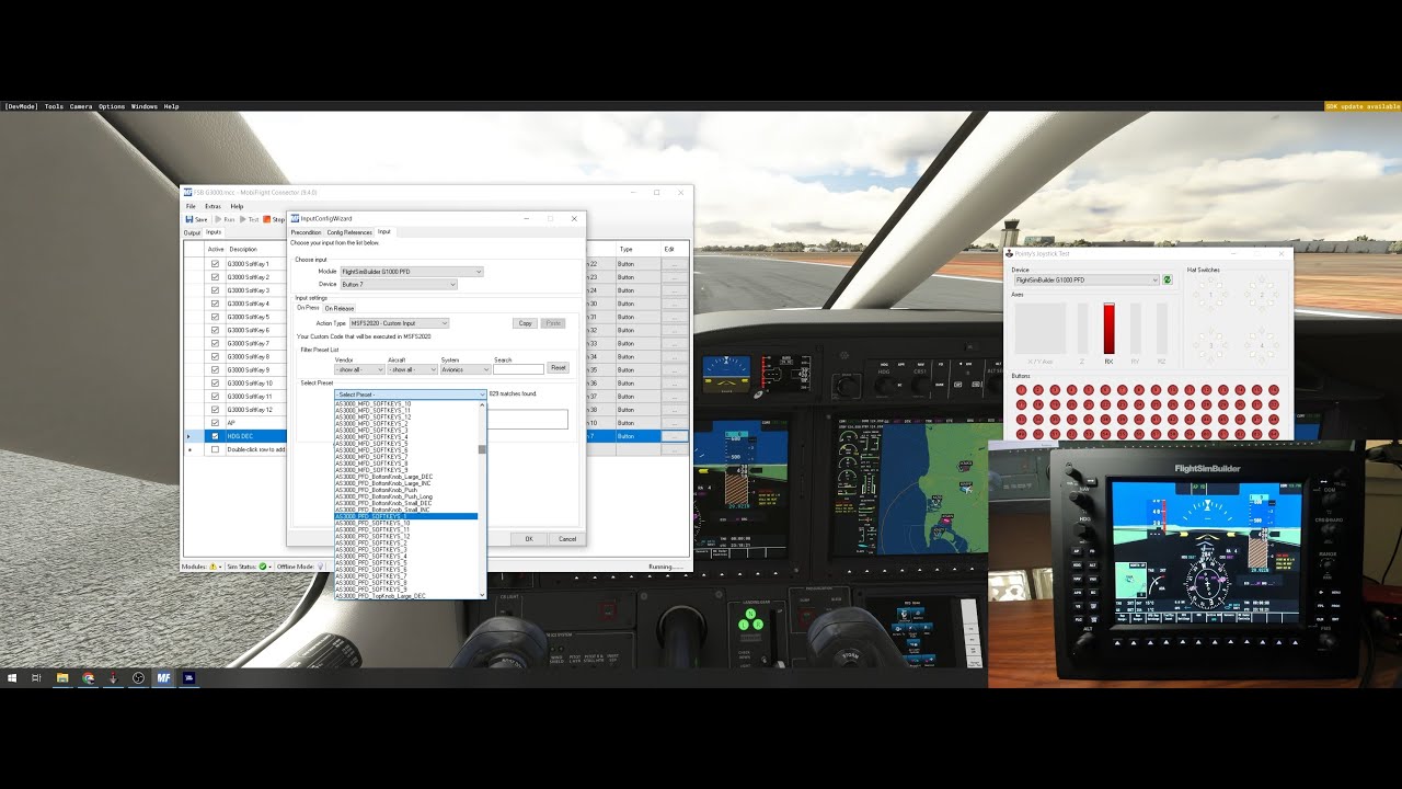 FlightSimBuilder G1000 with MobiFlight - YouTube