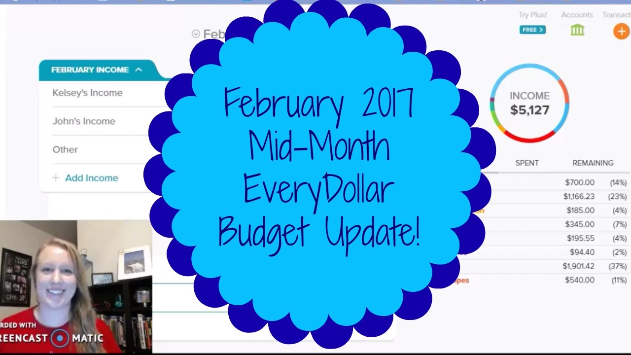Mid-Month Budget Update! | February 2017 - YouTube
