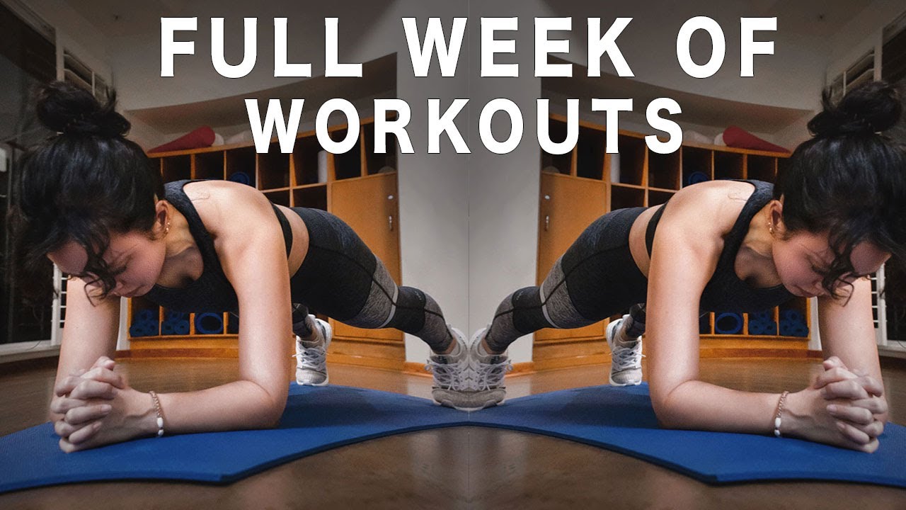 Workout With Me (a real full week of workouts) - YouTube