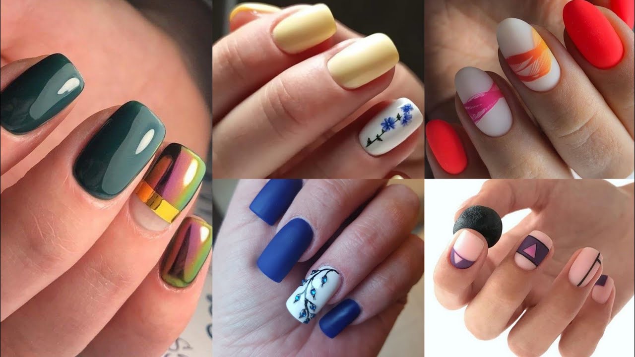 Stylish and elegant hand nails art designs and ideas - YouTube
