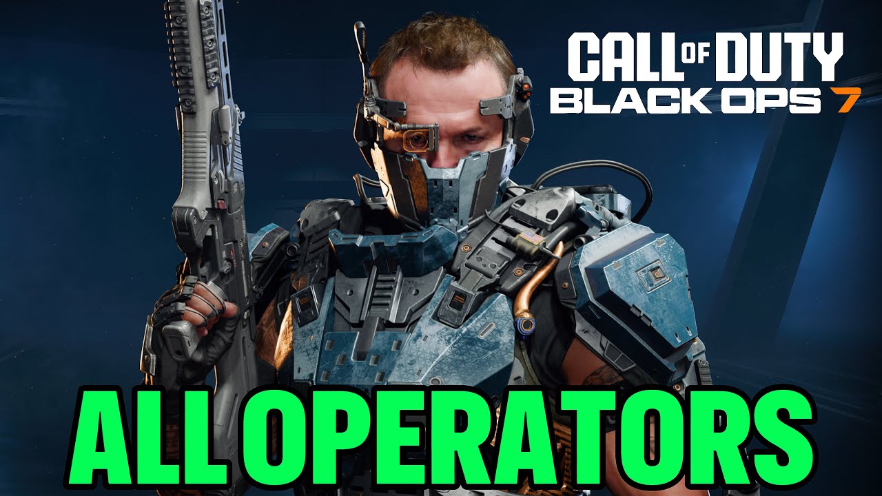 ALL of the Operators in Call of Duty: Black Ops 7 - YouTube